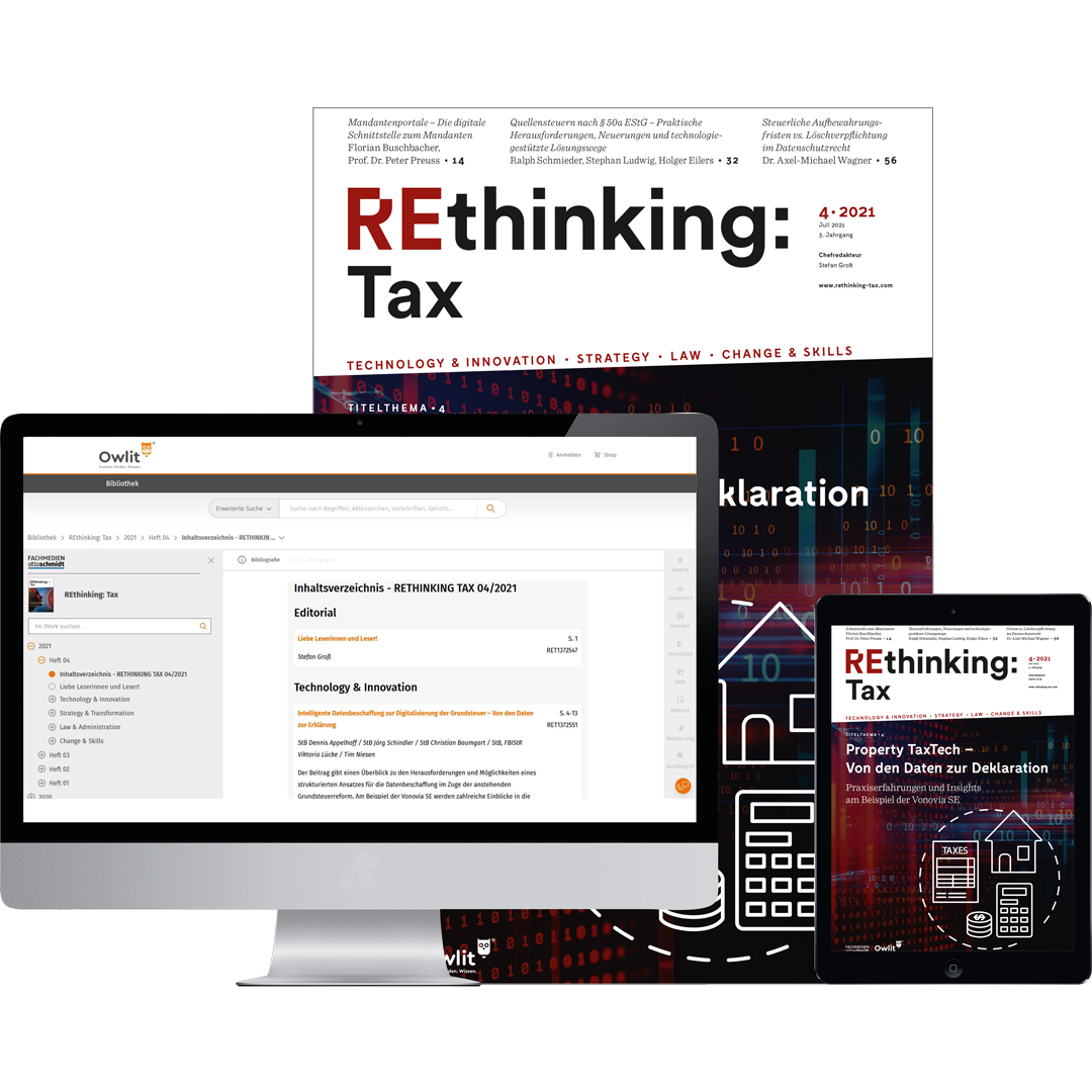 REthinking Tax - Online Portal von REthinking Tax